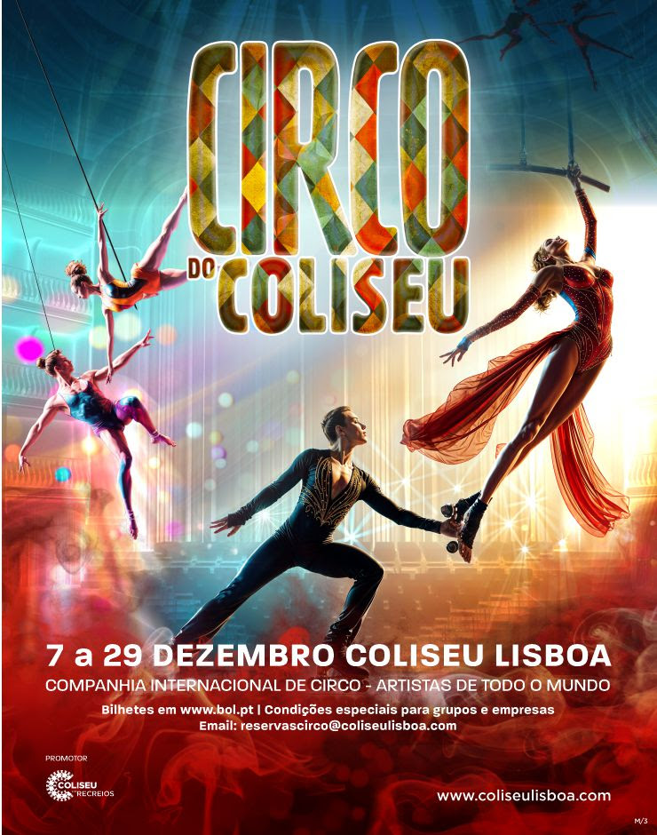 Coliseu dos Recreios recebe circo de natal de 7 a 29 de Dezembro