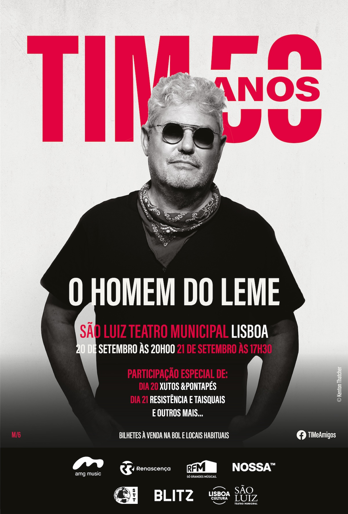 Tim celebra 50 anos de carreira com dois concertos imperdíveis em Lisboa