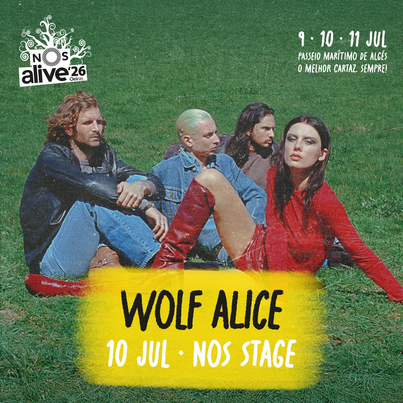 Wolf Alice confirmados para o NOS Alive 2026 — banda britânica traz ...