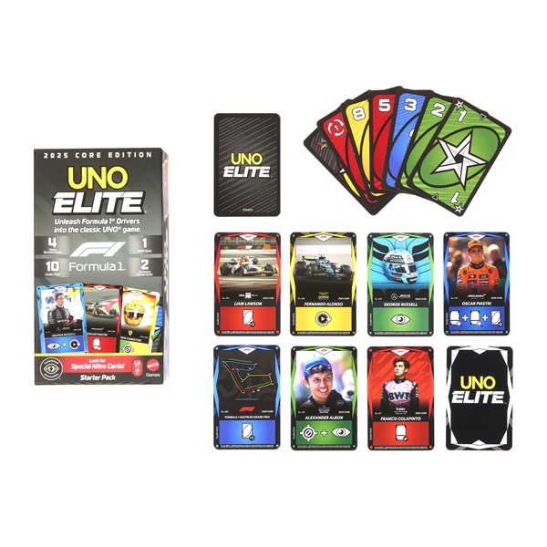Novo UNO Elite Fórmula 1 promete virar o jogo: Mattel lança edição ...