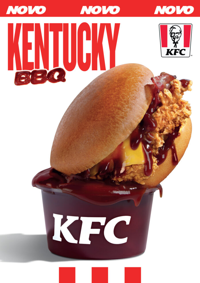 KFC lança Kentucky BBQ com Dip XXL a 3,99€ por tempo limitado em Portugal