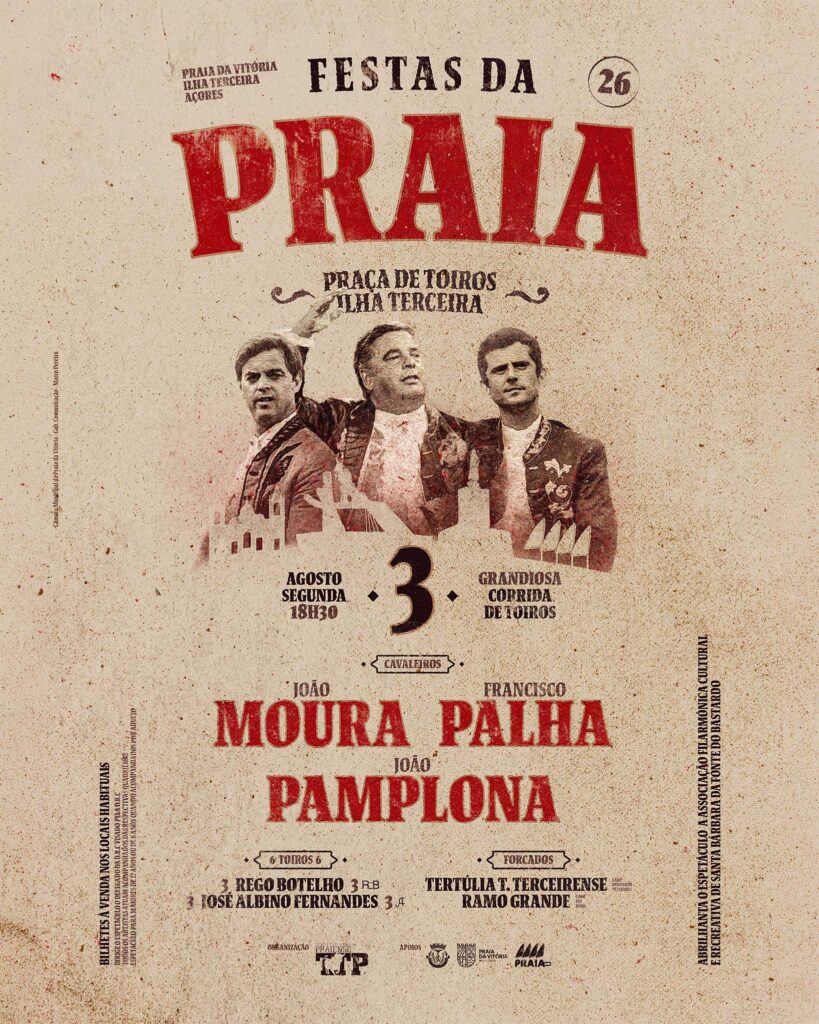 Festas da Praia 2026: João Moura, Francisco Palha e João Pamplona atuam ...