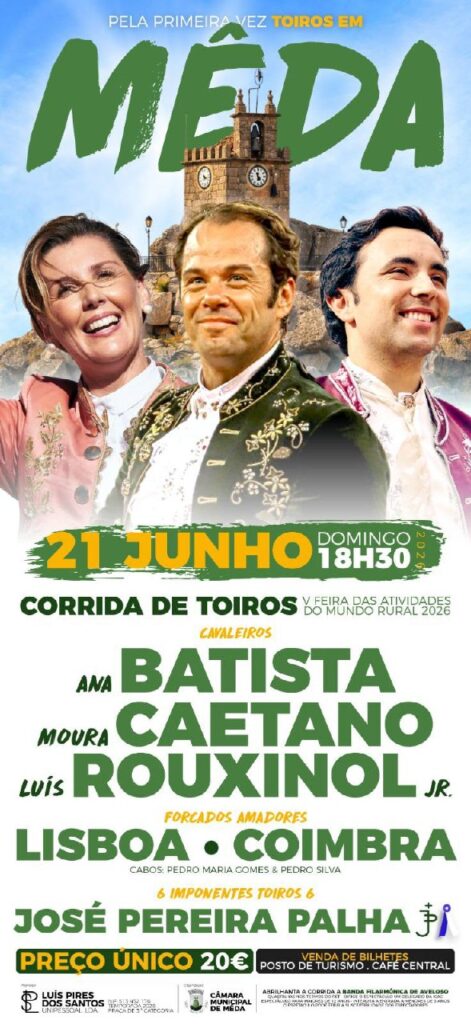 Mêda recebe corrida de toiros pela primeira vez com Ana Batista, Moura ...