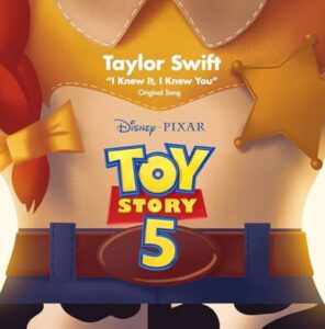 Taylor Swift bate recordes com “I Knew It, I Knew You” de Toy Story 5